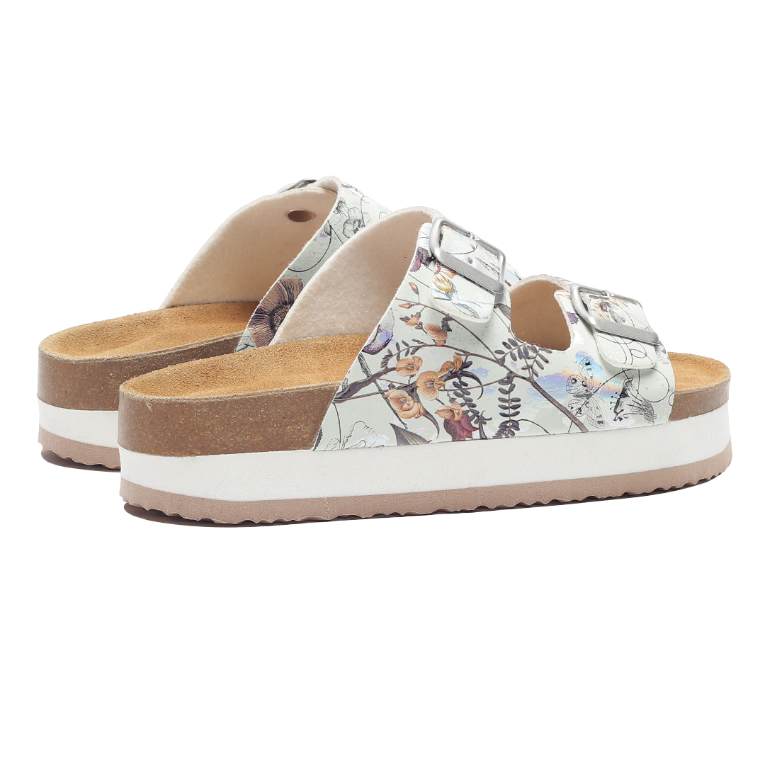 Jeanne Women's Platform Sandals (Silver)